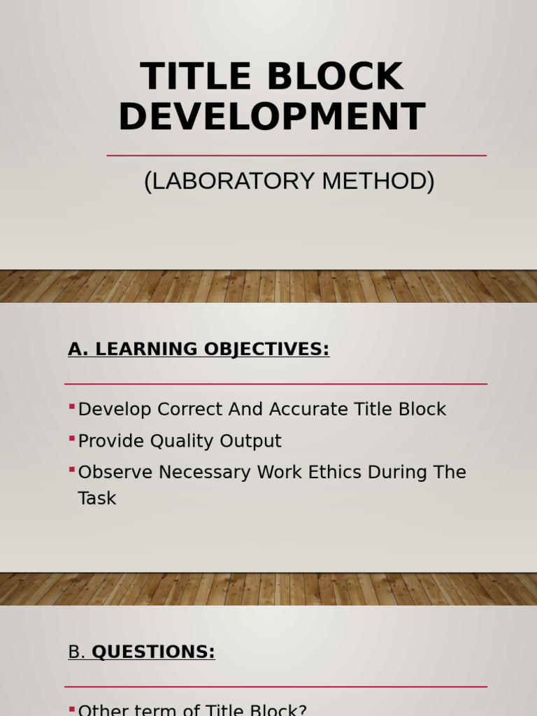 Title Block Measurement Guidelines | PDF