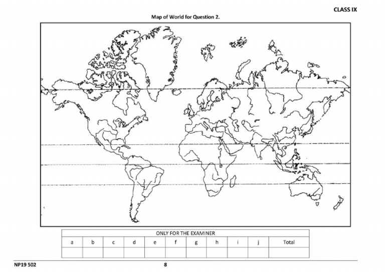 Outline Map (World) | PDF