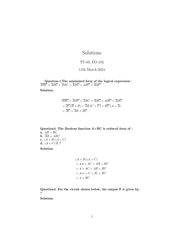 Tut 5 6 All | PDF | Logic Gate | Electrical Circuits