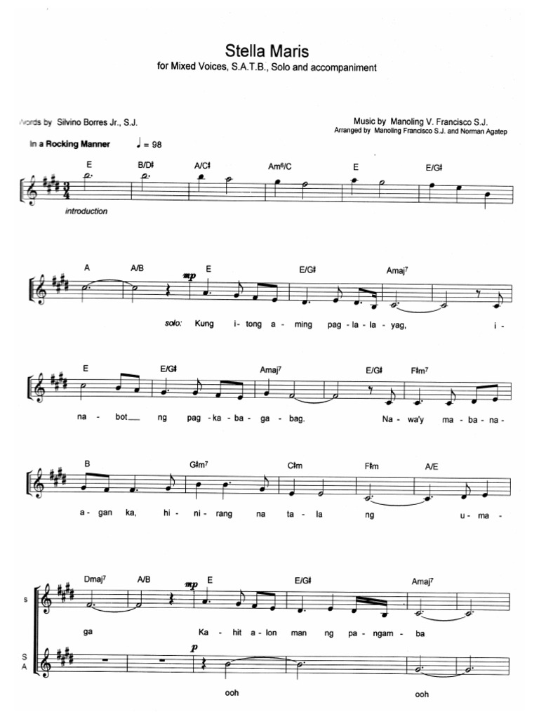 Stella Maris Best of Bukas Palad Vol. 1 | PDF