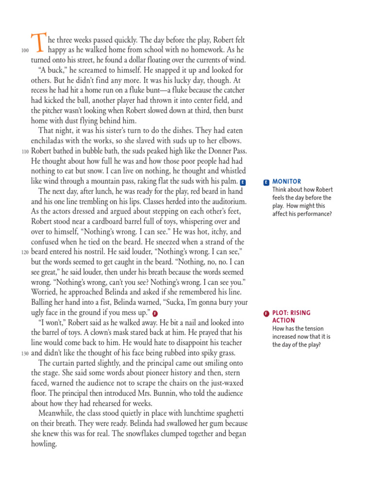 Robert's Play Day Anxiety | PDF