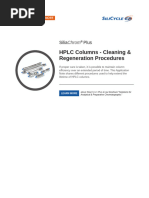 HPLC Column Cleaning and Maintenance Guide | PDF | Solvent | Chromatography