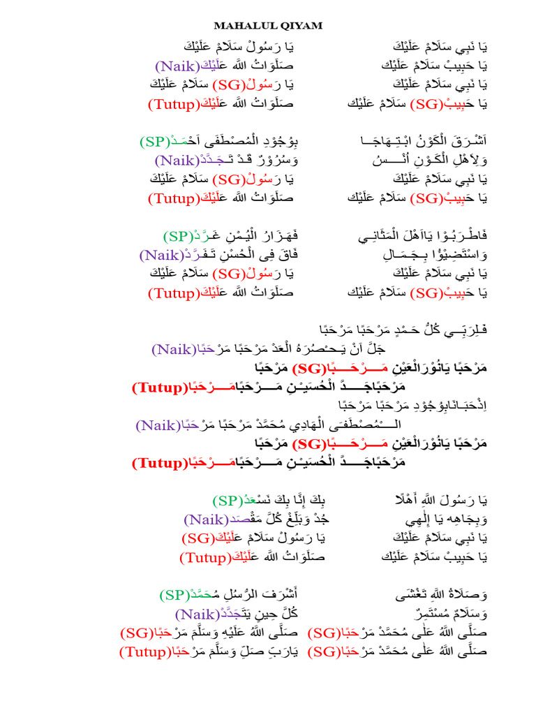 Mahalul Qiyam | PDF