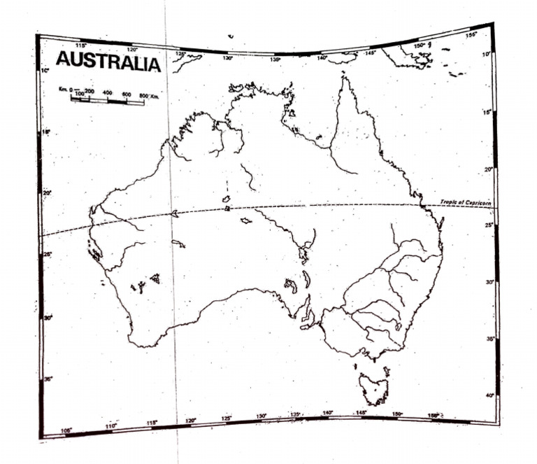 Australia Blank Map | PDF