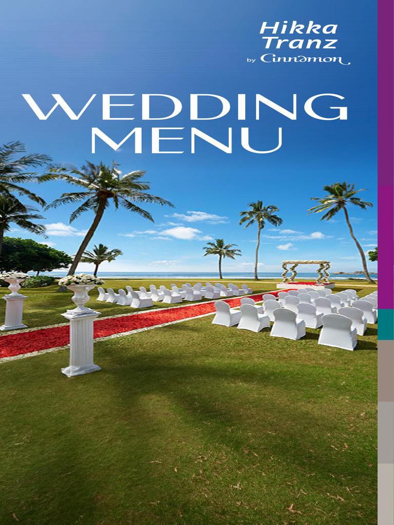 Hikka Tranz Wedding Menu Options | PDF | Curry | Sauce