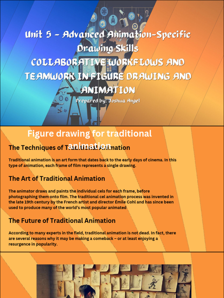 PresentationCollaborative Workflows and Teamwork in Figure Drawing and ...