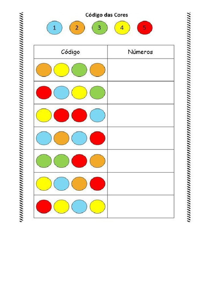 Código Das Cores | PDF