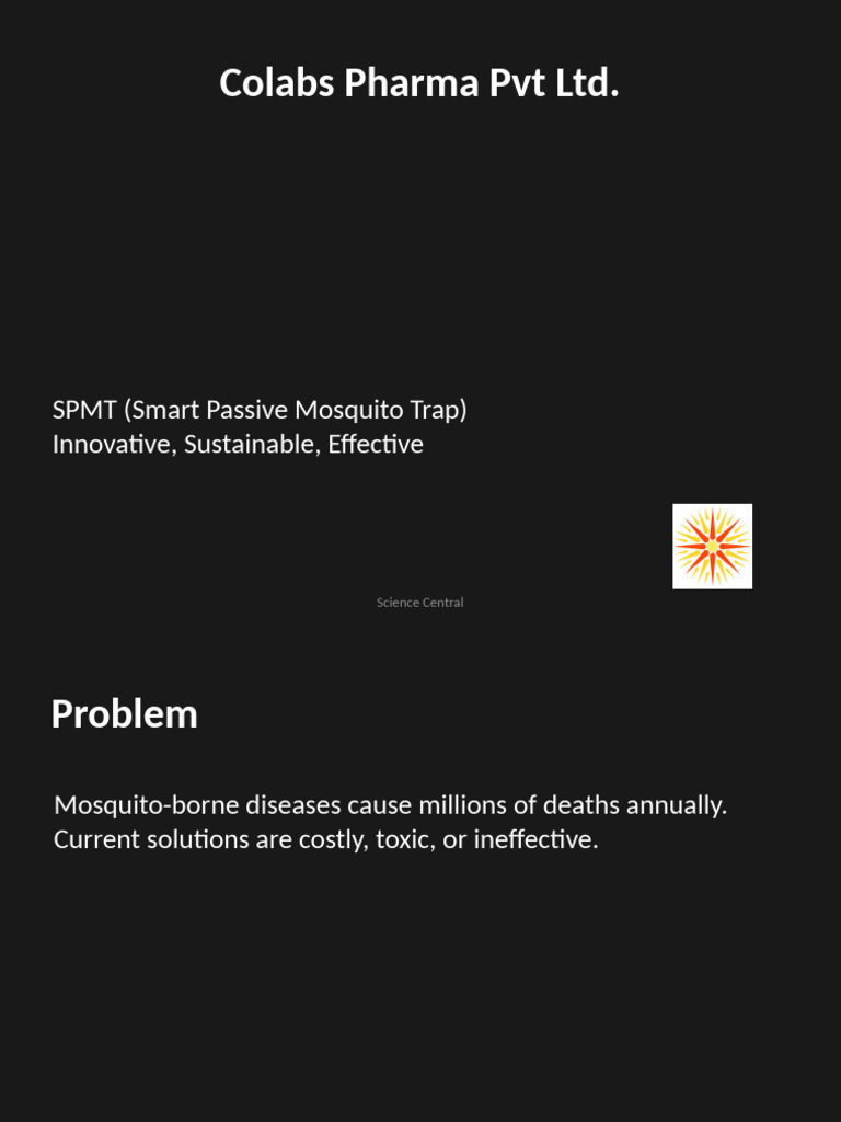 Mosquito Control Pitch | PDF | Mosquito