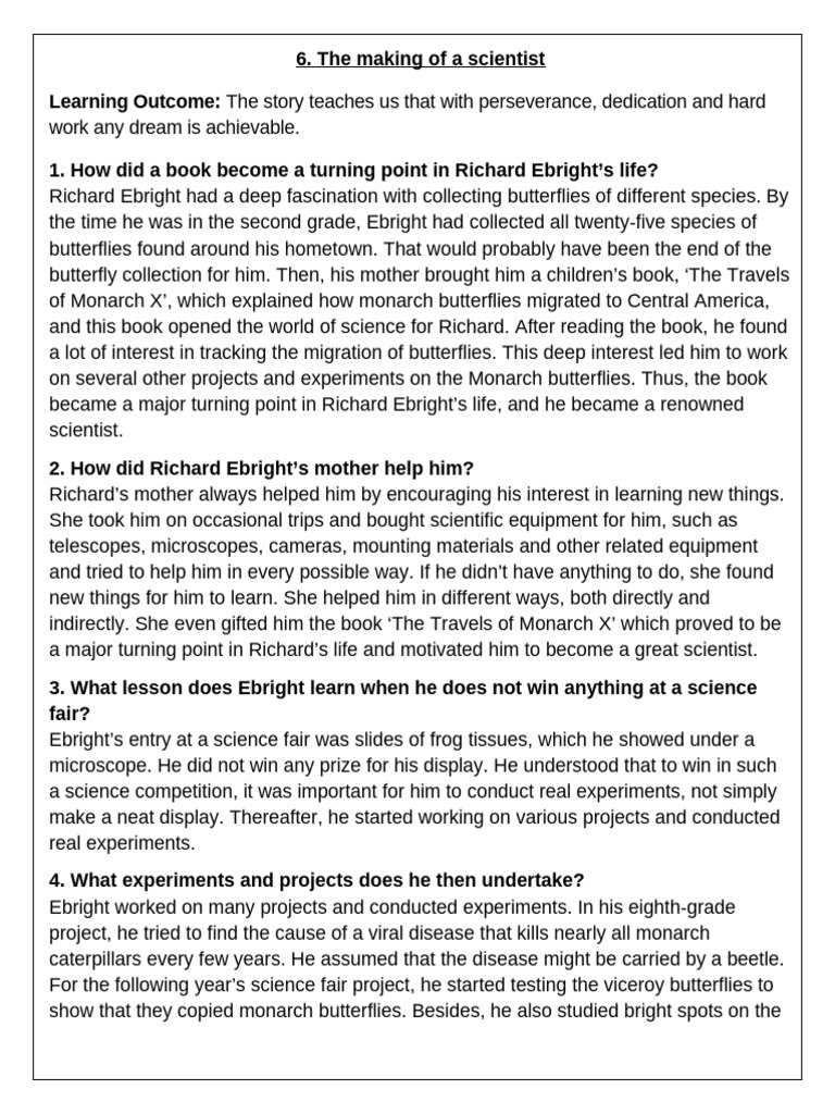 Richard Ebright: A Scientist's Journey | PDF | Science | Curiosity