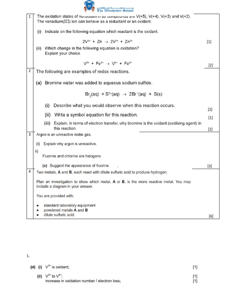 Year 10 Test - Opt 3 With MS | PDF