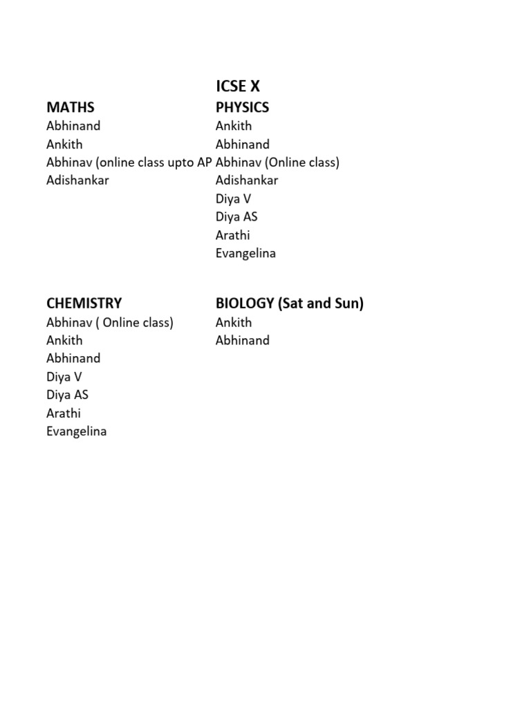 X Icse | PDF