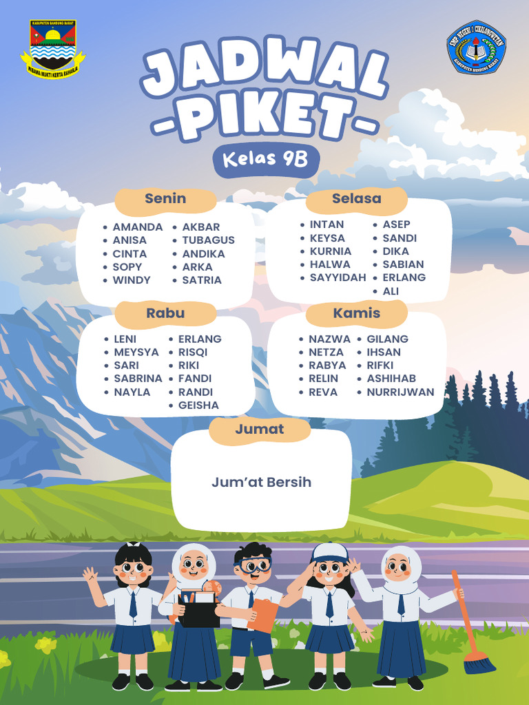 Jadwal Piket 9b Pdf