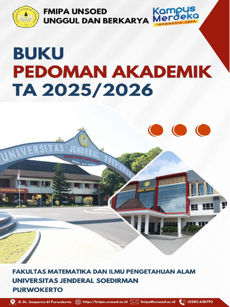 Pedoman Akademik FMIPA Unsoed 2025/2026 | PDF