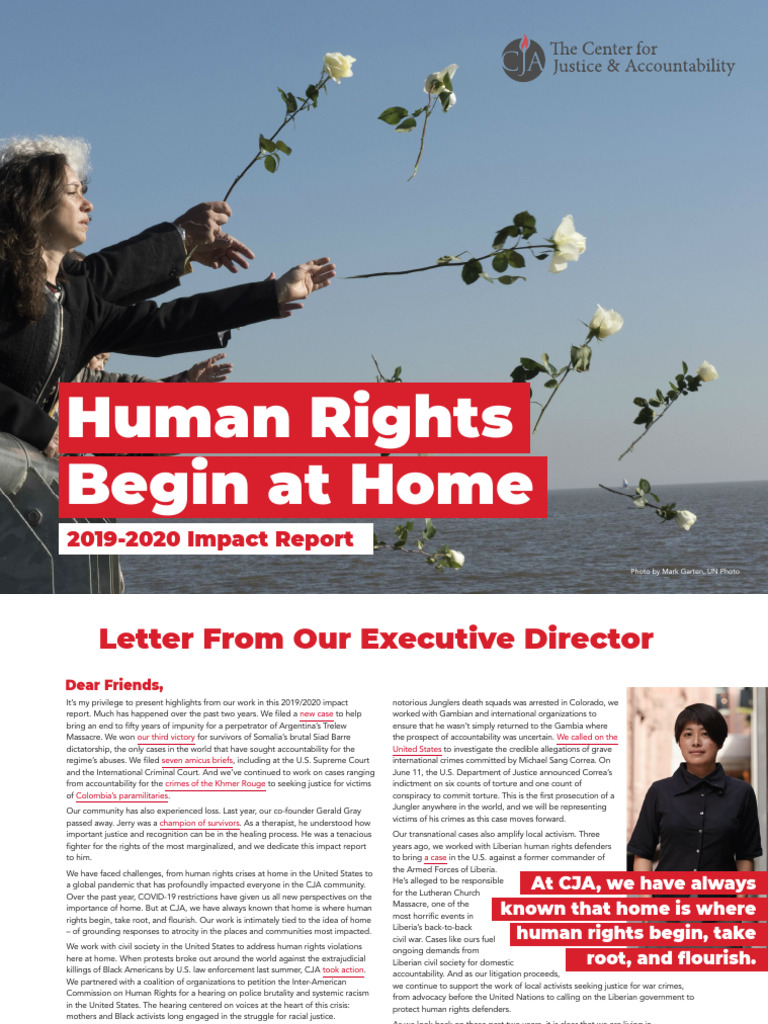 2019-2020 Human Rights Impact Report | PDF | Somalia | Justice