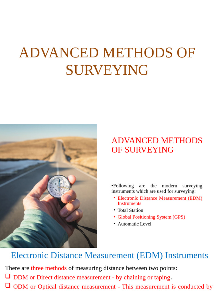 Advanced Surveying Techniques Overview | PDF | Surveying | Global ...