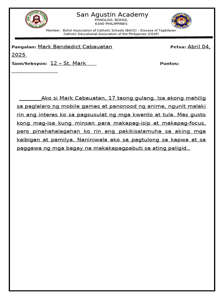 Biography (Mark) | PDF