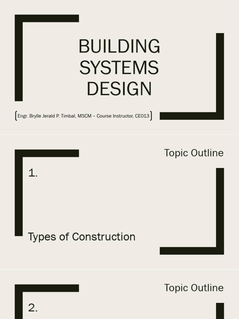 CE013 - Module 1 - Types of Construction, Fire Provisions, Occupancy ...