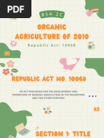 Ra 10068 | PDF | Organic Farming | Agriculture