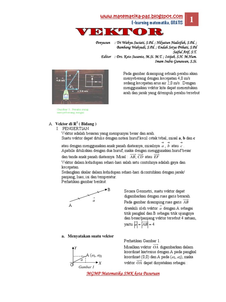 Modul Matematika Vektor | PDF