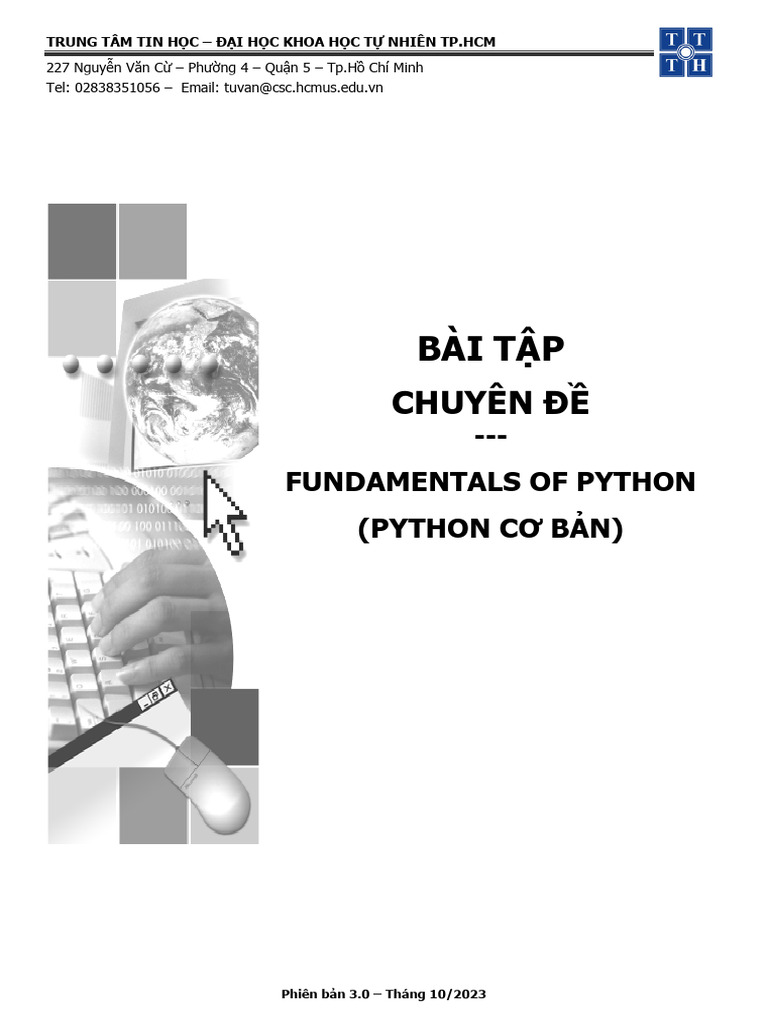 Bai Tap Python Co Ban 03 2025 | PDF