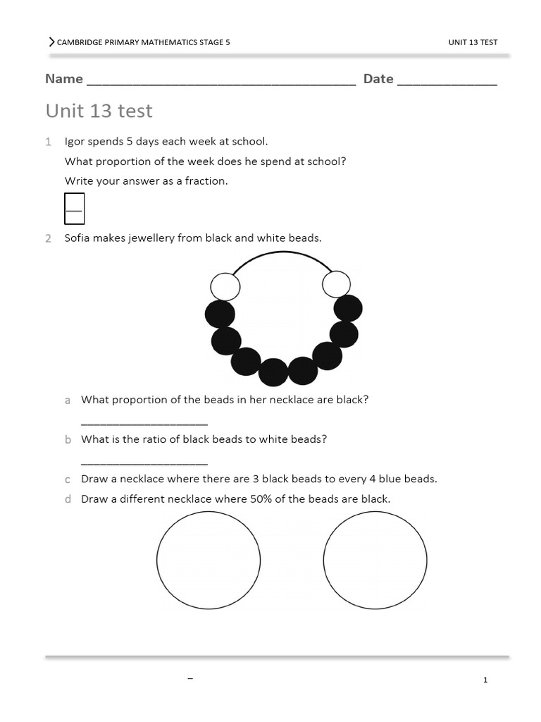 Unit 13 Test Answers for Learners | PDF