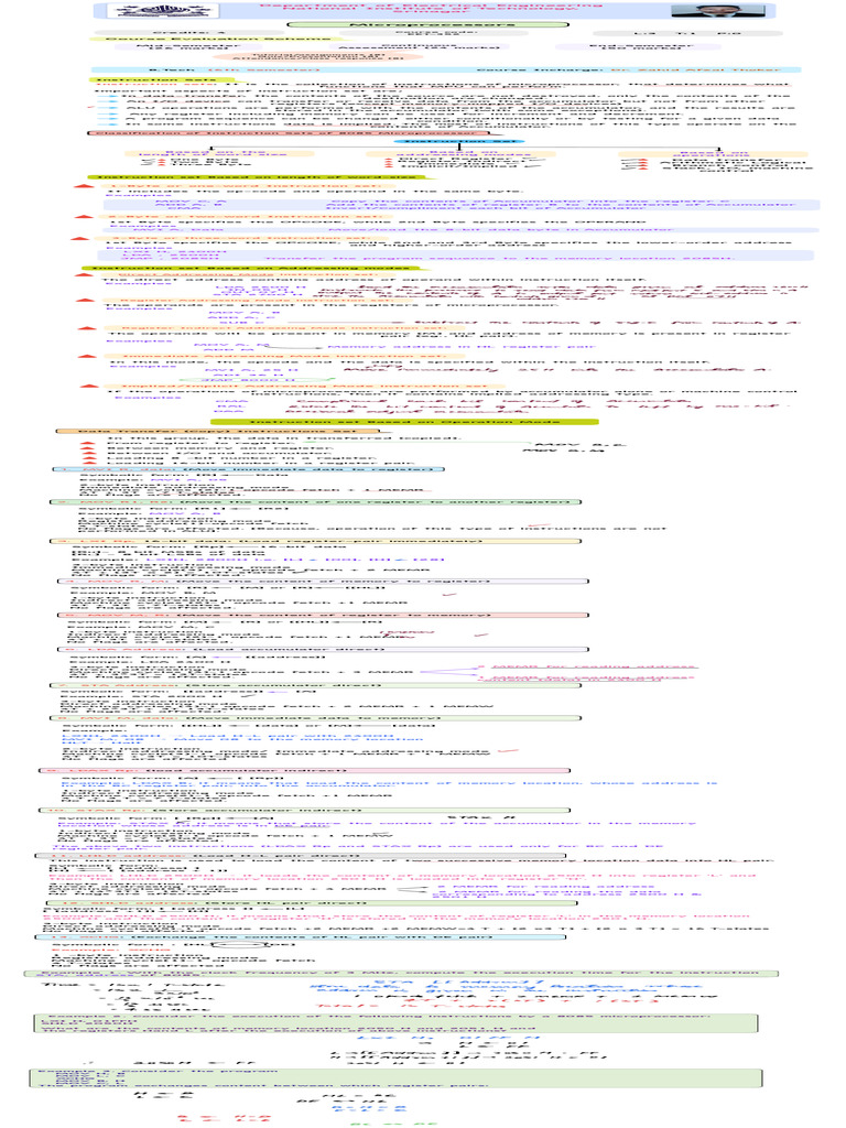 8085 Microprocessor Instruction Sets | PDF | Computer Hardware ...