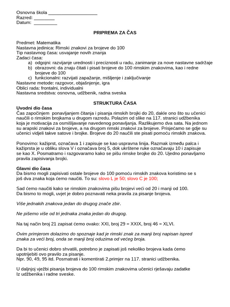 Rimski Znakovi | PDF