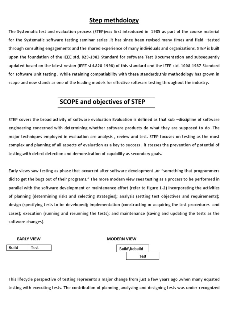 Step Notes With Figure | PDF | Software Testing | Software