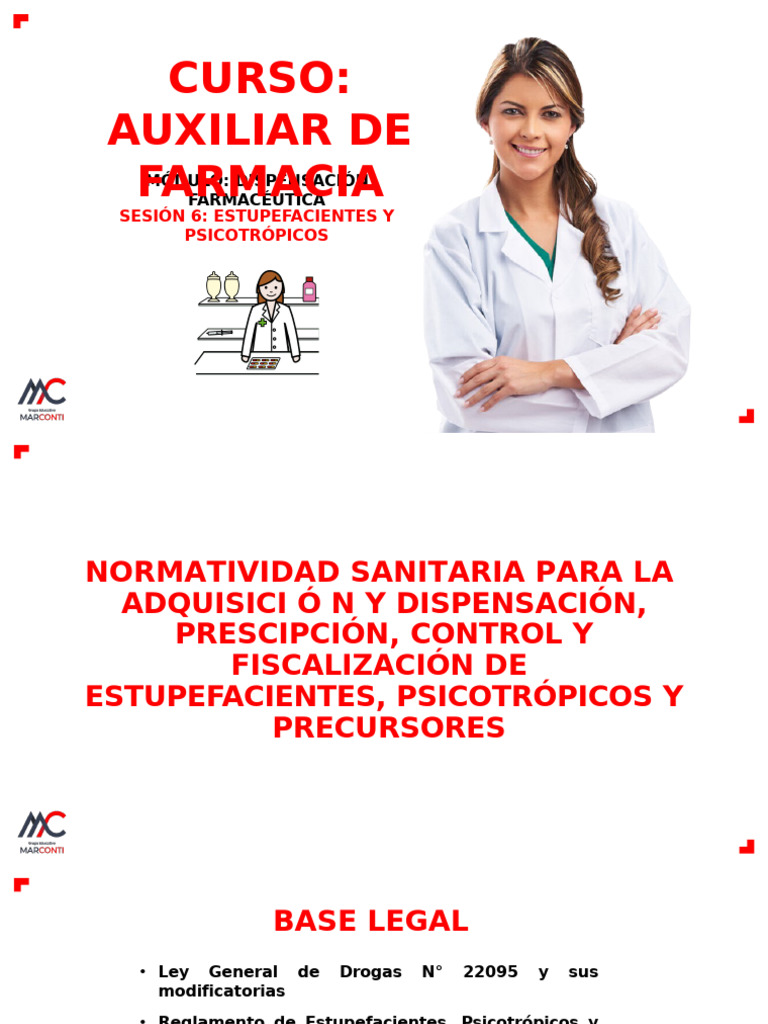 Sesión 6 - Estupefacientes y Psicotrópicos | PDF | La dependencia de ...