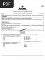 Aakash Test Series | PDF