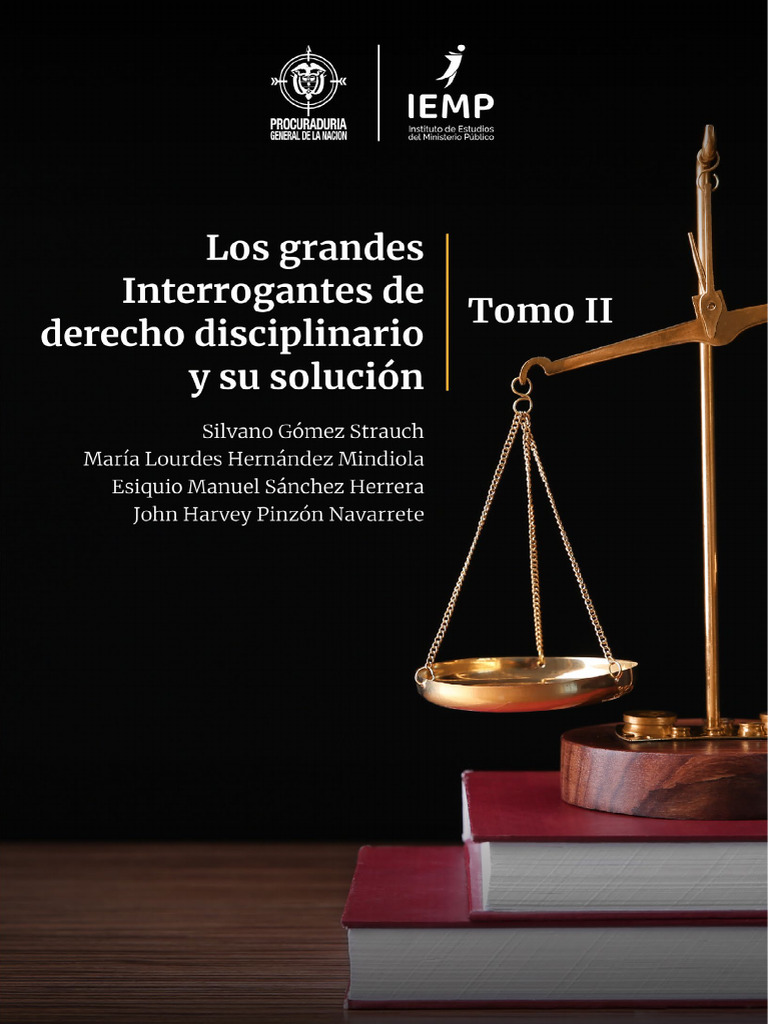 Interrogantes y Soluciones en Derecho Disciplinario | PDF | Dignidad ...