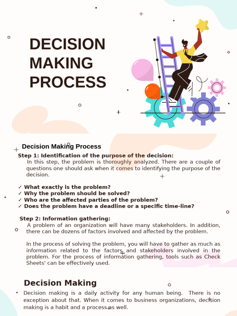 Effective Decision Making Process Guide | PDF | Child Custody ...