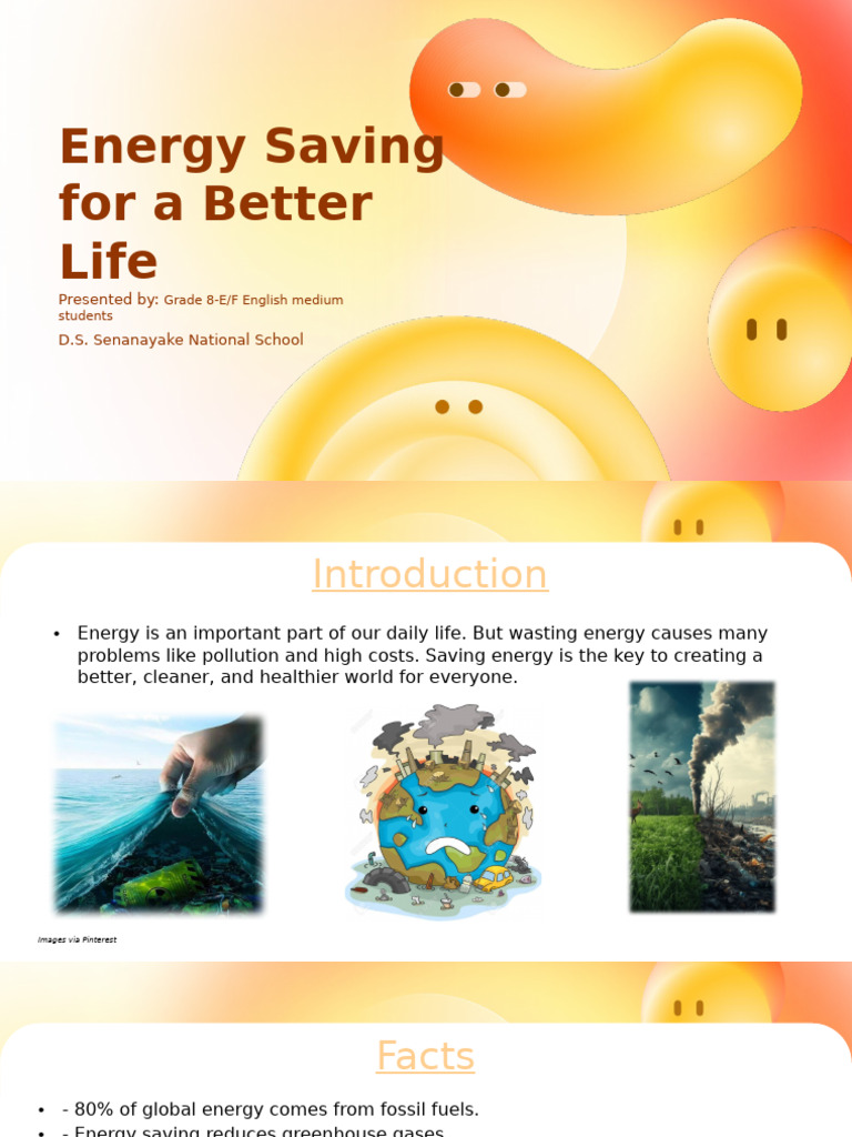 Energy Saving Tips for a Better Life | PDF | Energy Conservation ...