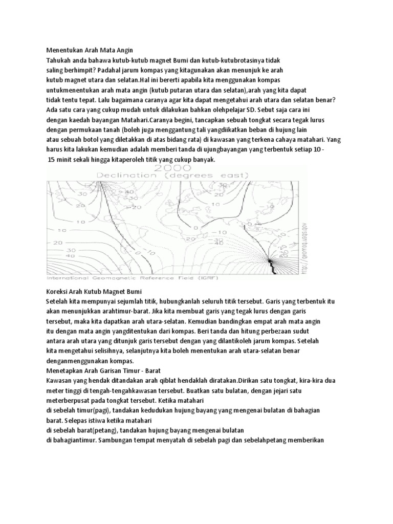 Utara Benar & Magnetik | PDF | Metode & Bahan Ajar