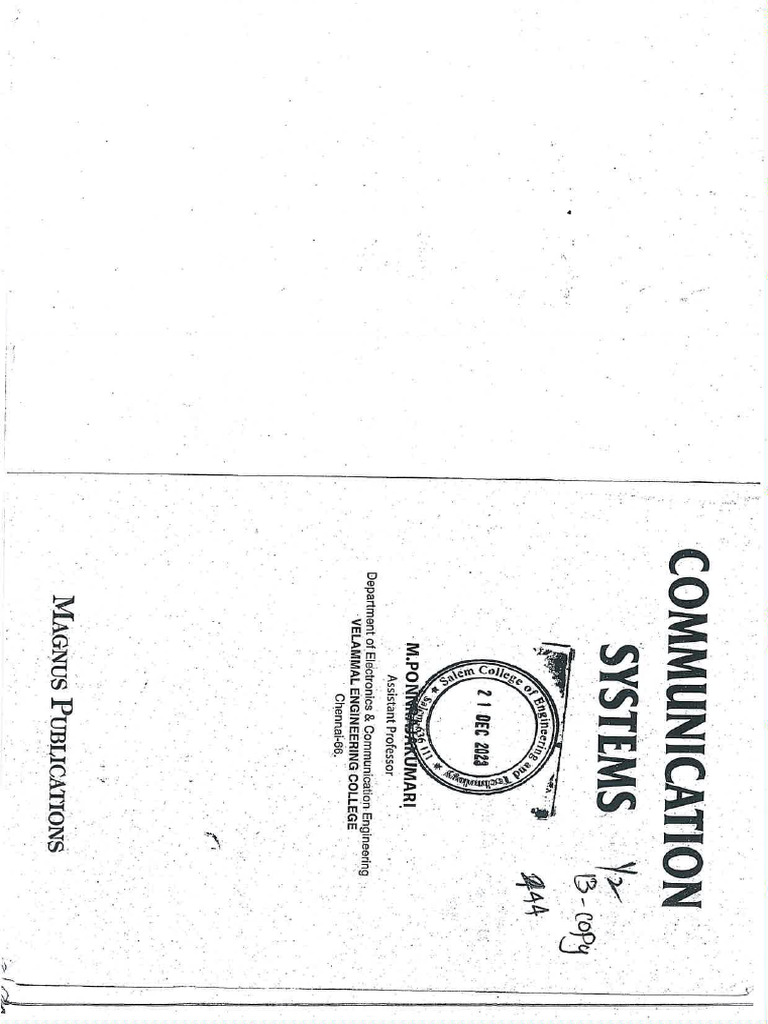 Communication System | PDF