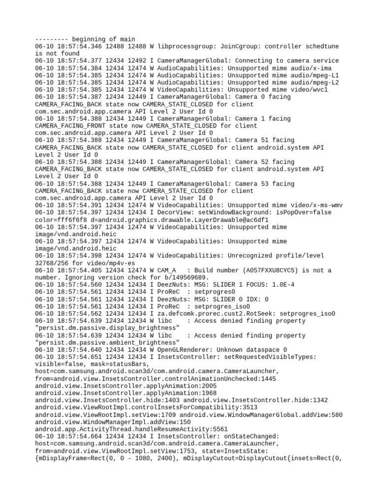 Logcat 1749556674315 | PDF | Software | Mobile Linux