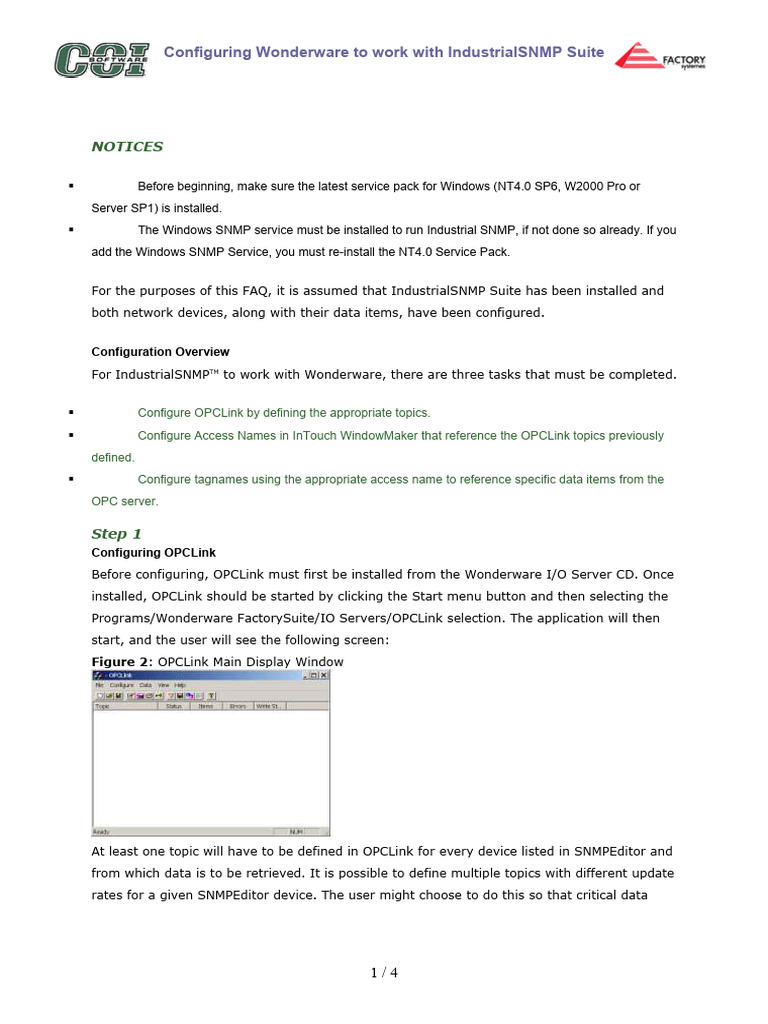 Configuring Wonderware with SNMP | PDF | Tag (Metadata) | Server ...