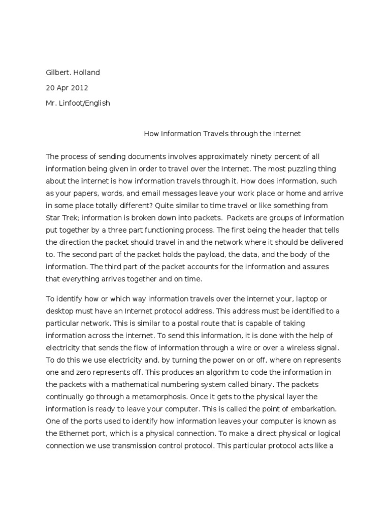 How Information Travels Through the Internet: A Step-by-Step ...