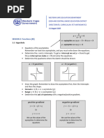 Parabola Notes | PDF | Equations | Mathematical Objects