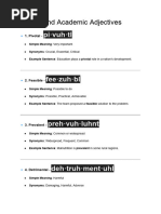 Formal Synonyms for Academic Writing | PDF | Verb