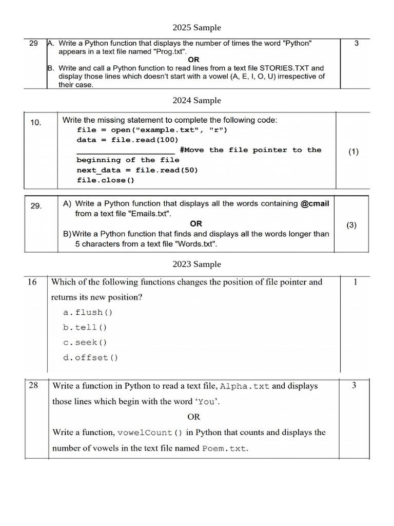 Board Question Papers 2021-2025 | PDF
