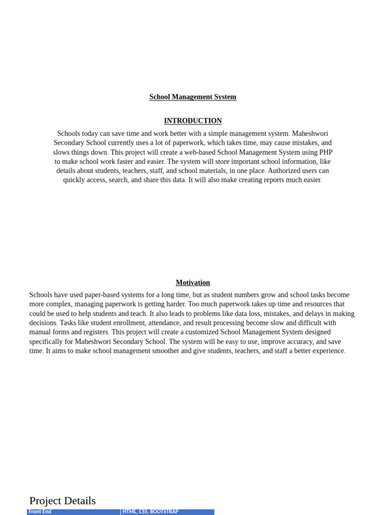 Web-Based School Management System | PDF | Computer Engineering ...