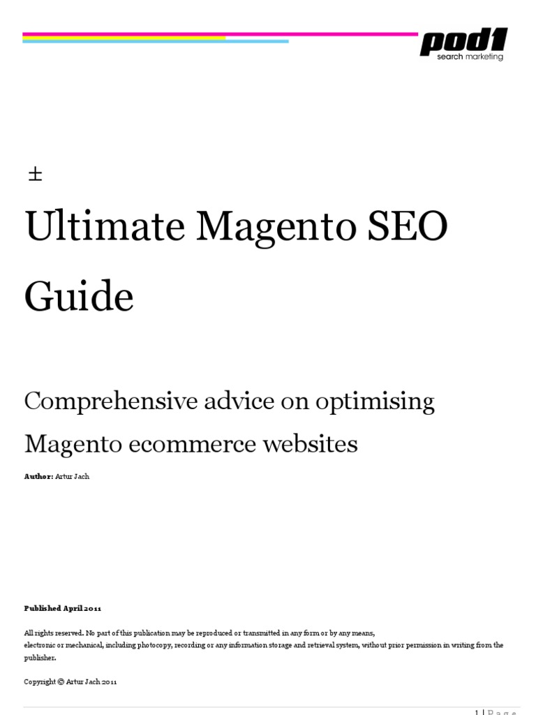 The Ultimate Guide To Magento SEO | PDF | Search Engine Optimization ...
