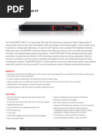 Biamp Data Sheet Tesiraforte x400 Feb22 PDF | PDF | Usb | Digital ...