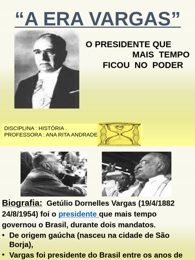 Getúlio Vargas: A Era do Nacionalismo e Populismo | PDF | Ciência Política