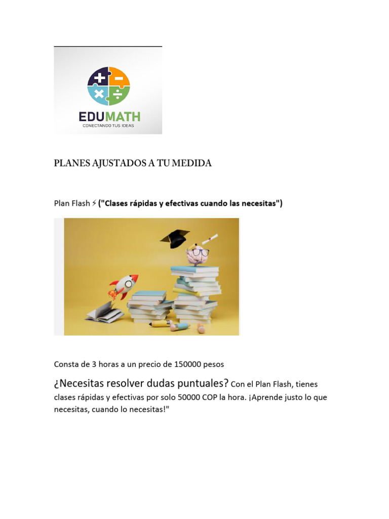 Planes Edumath | PDF