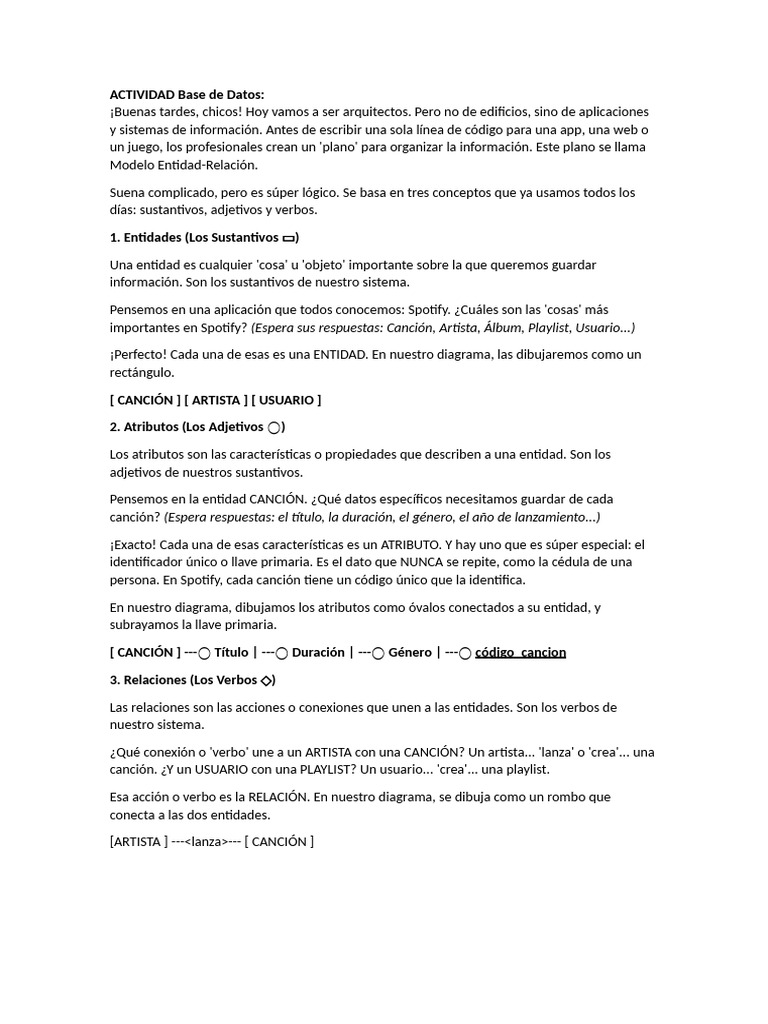 Modelo Entidad-Relación en Aplicaciones | PDF | Ingeniería de software ...