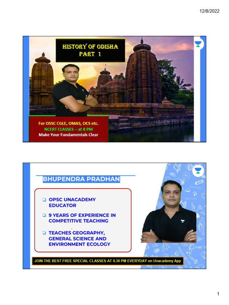 Ancient History of Odisha Overview | PDF | Ashoka | Mughal Empire