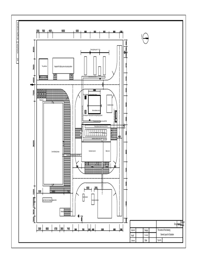 Substation General Layout Overview | PDF | Transformer | Electricity