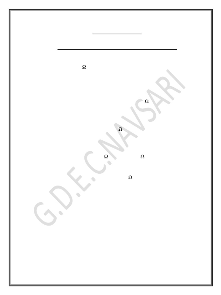 BEE Assignment -2 (Numerical) | PDF